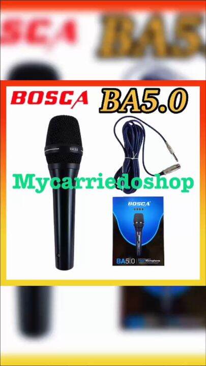 BOSCA BA5.0 Vocal Microphone High Quality Dynamic Microphone ...
