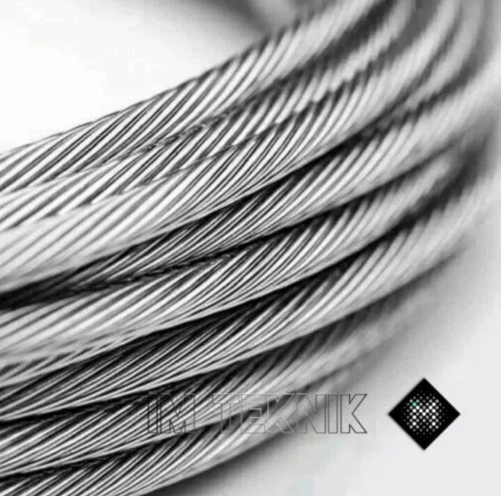 Kawat Seling Baja Diameter 10 mm Tali Sling Baja Struktur 6x19 Steel | Lazada Indonesia