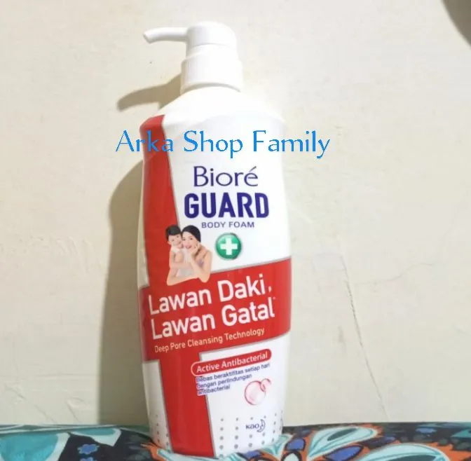 BIORE Guard Active Antibacterial Sabun Mandi Cair Pump Botol Pompa ...