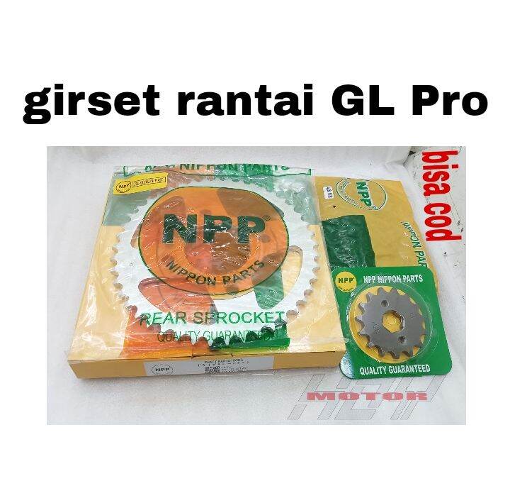Gir gearset drive chain kit girset rantei set rantai set GL PRO ...