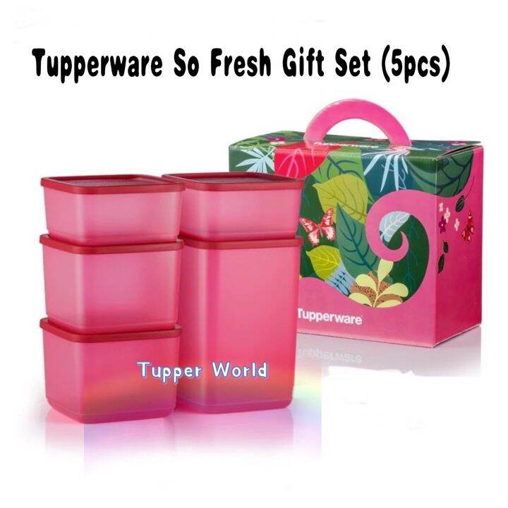 Tupperware So Fresh Gift Set (5pcs) | Lazada