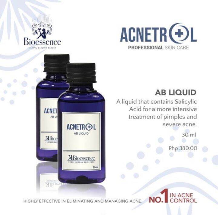 Bioessence Acnetrol AB Liquid | Lazada PH