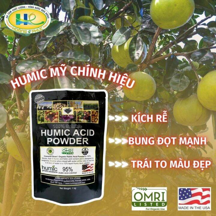 Phân Bón Humic USA Nhập Khẩu Mỹ - Humic Acid Powder 1 Kg- Humic mỹ ...