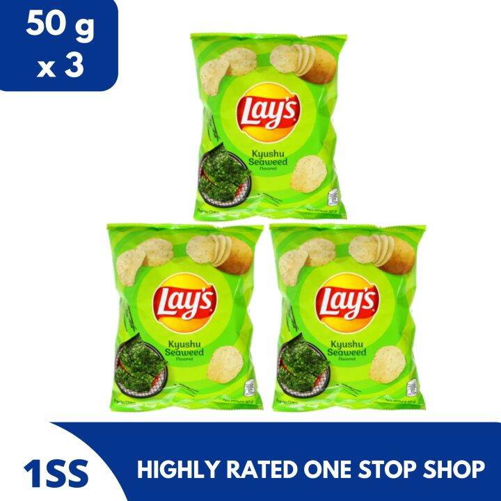 Lay's Kyushu Seaweed, 50g set of 3 | Lazada PH
