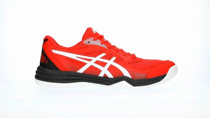 Asics รองเท้าแบดมินตันผู้ชาย Upcourt 5 | Classic Red/Beet Juice ( 1071A086-600 ) | Lazada.co.th