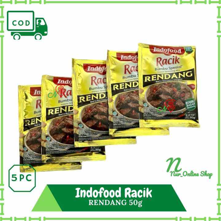 Paket Hemat 5 Bumbu Racik Rendang Indofood Bumbu Instan | Lazada Indonesia