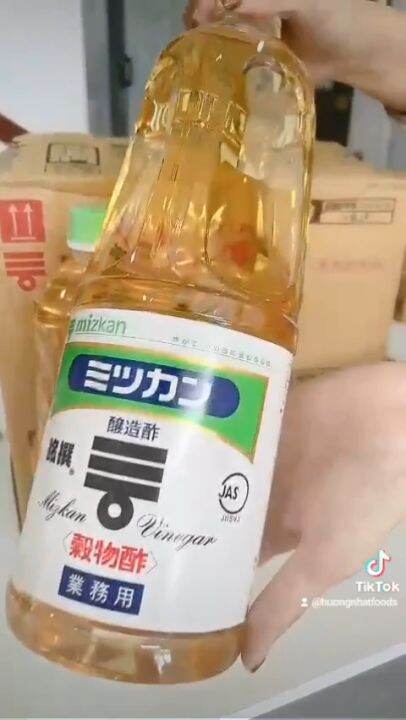 [CHUẨN NHẬT 100%] Dấm gạo Mitsukan Sushi Mizkan 1.8 Lít - Trộn cơm sushi, pha nước chấm, salad ...