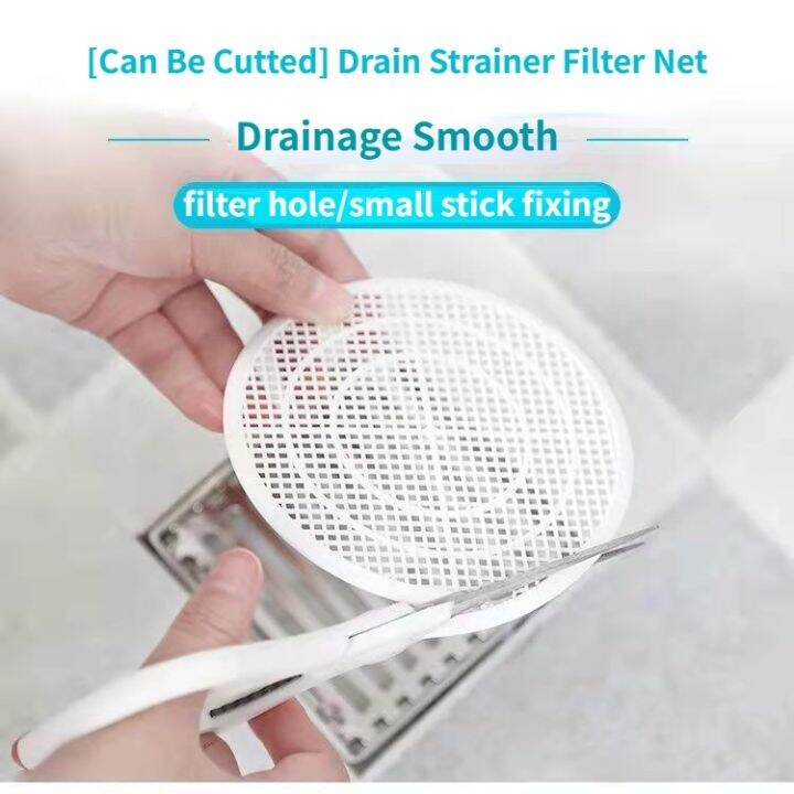 [Can Be Cutted] Bathroom Sink Drain Strainer Filter Net Kitchen Water ...