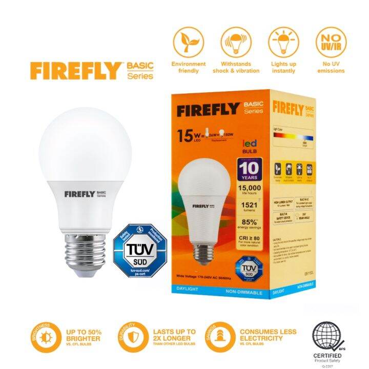 Firefly Led Bulb 15watts Daylight | Lazada PH