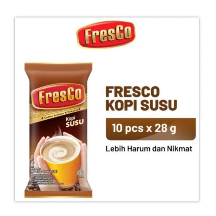 Fresco Kopi Susu isi 10 sachet Kopi Instan | Lazada Indonesia