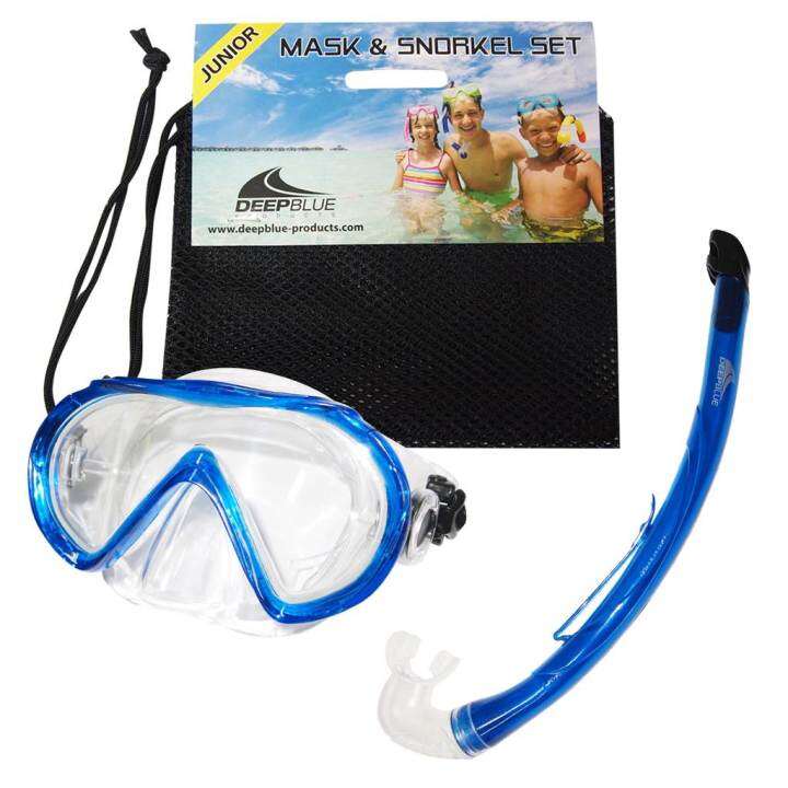 Deep Blue Fiji PVC Junior Snorkeling Set | Lazada.co.th