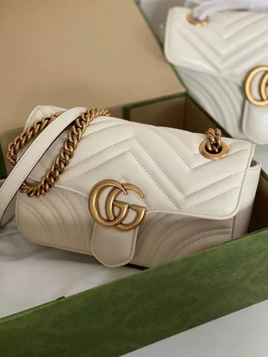 Gucci marmont size 22 cm grade original งานดีที่สุด อุปกรณ์ : full box ...