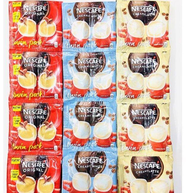Nescafe 3 in 1 Coffee Twin Pack 52gx10s Original/ Creamy Latte/ Creamy ...
