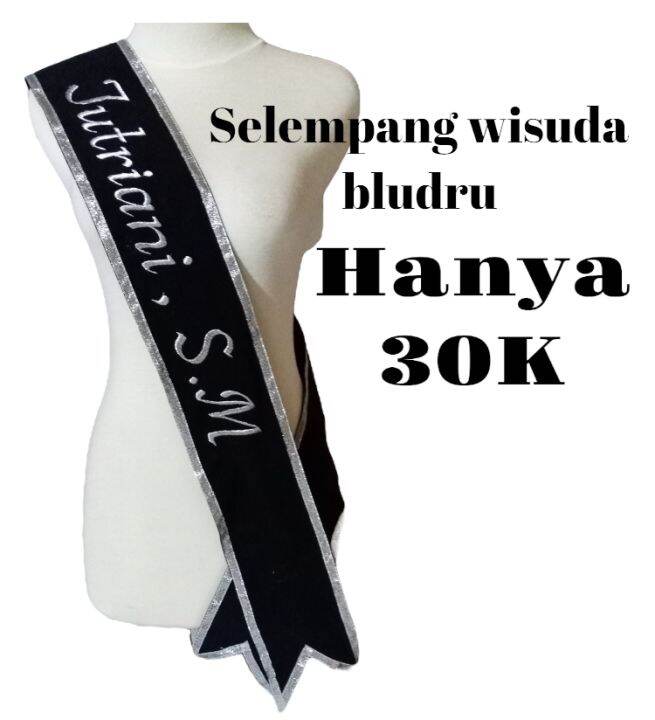 Selempang Wisuda request nama | Lazada Indonesia