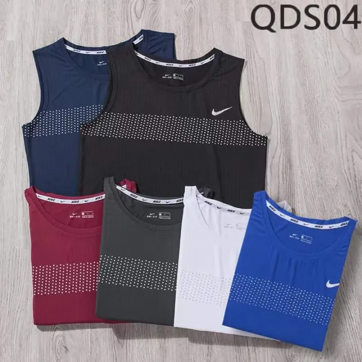 SUNVY05 #QDS04 DRI-FIT MUSCLE CUT SANDO FOR MEN | Lazada PH
