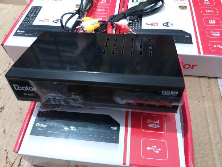 STB ATAU TV DIGITAL RECEIVER MERK DCOLOR SUDAH SNI GARANSI RESMI 1 ...