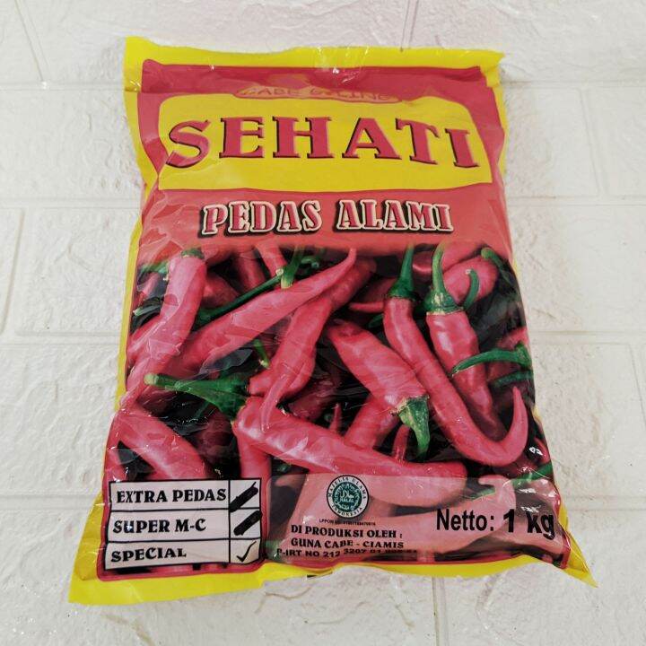 AIDA CABE HALUS/ CABE GILING HALUS 1 KG VARIAN SEHATI SPESIAL | Lazada ...