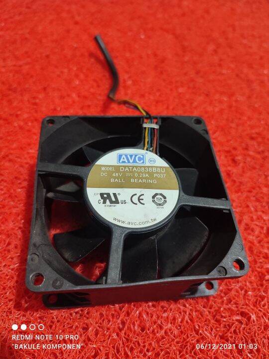 Kipas 8cm highspeed ball bearing dc24-48v fan modul | Lazada Indonesia