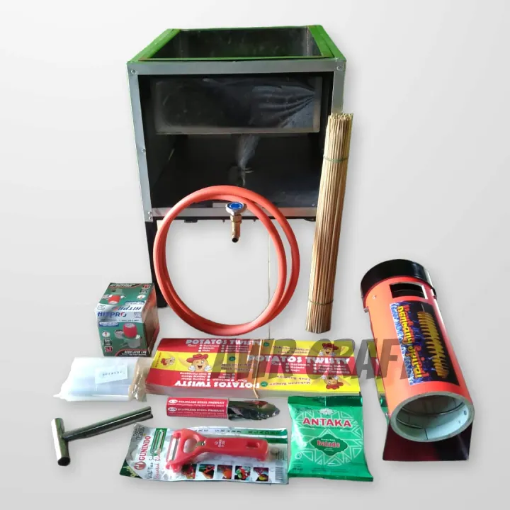 (COD) Mesin Kentang Spiral Multifungsi Full Set// Paket Usaha Mesin ...