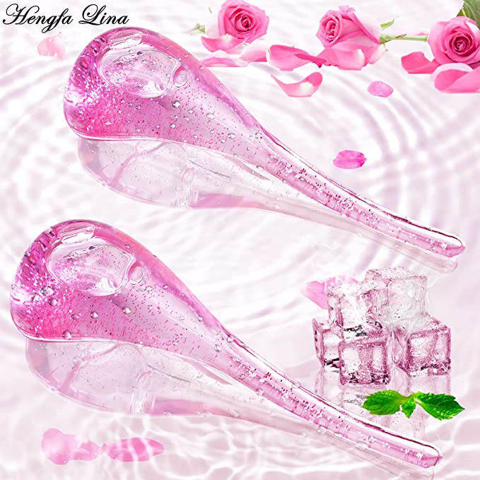 Hengfa Lina 2 pcs Ice Globes Spoon Facial Massage Freeze Tools ...