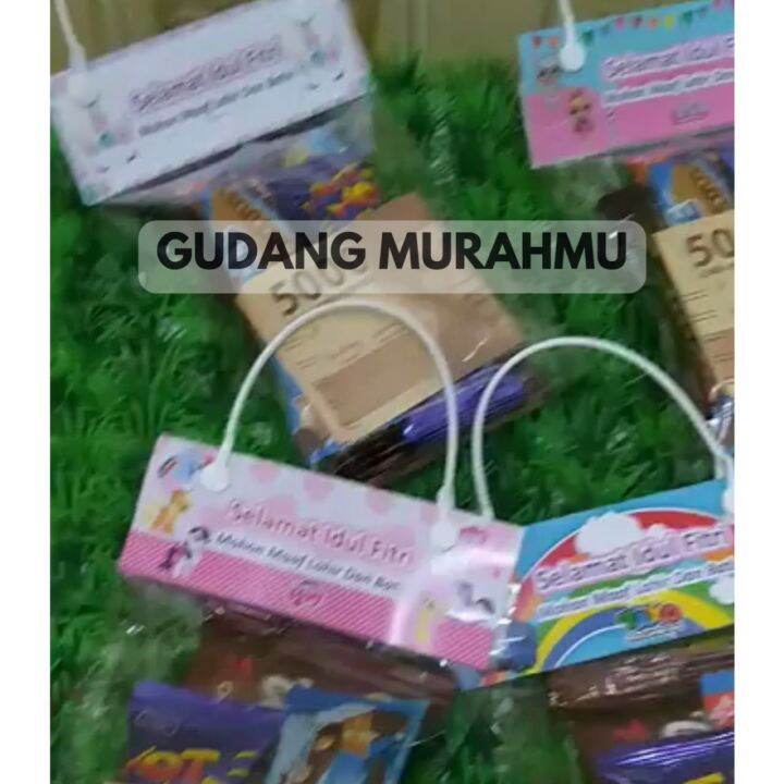 Gudang Murahmu - tas Plastik Angpao Snack Label Lebaran Idul Fitri Hari ...