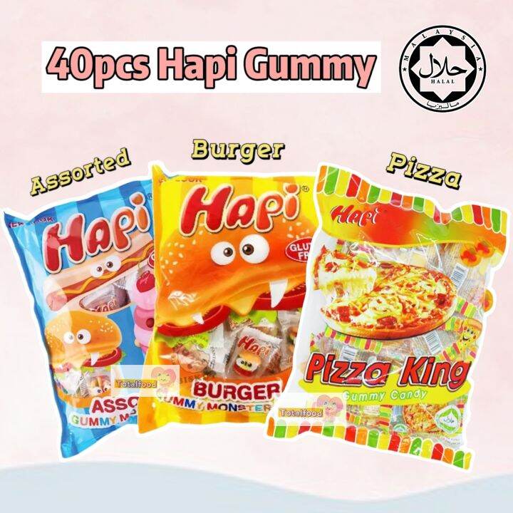 HAPI BURGER ASSORTED GUMMY MONSTER CANDY 40pcs | Lazada
