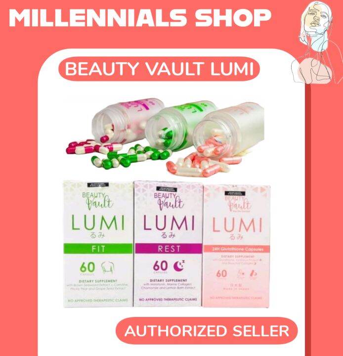 BEAUTY VAULT LUMI REST, LUMI FIT, LUMI GLUTATHIONE | Lazada PH