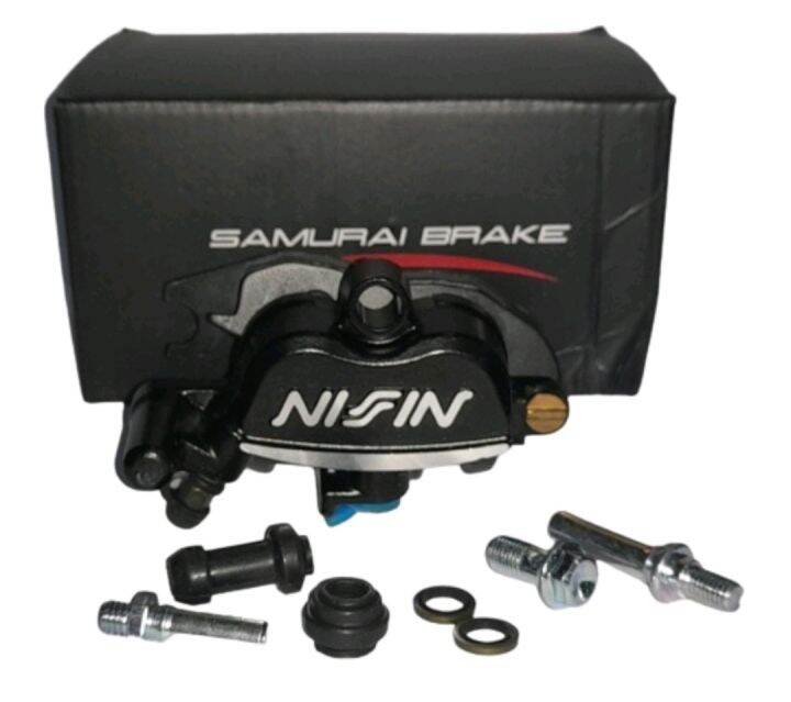 Kaliper nissin samurai brake universial 2 piston caliper nissin pala babi cakram depan nissin ...