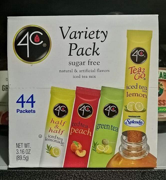 4C Sugar Free Tea 2Go Drink Mix 44 packets | Lazada PH
