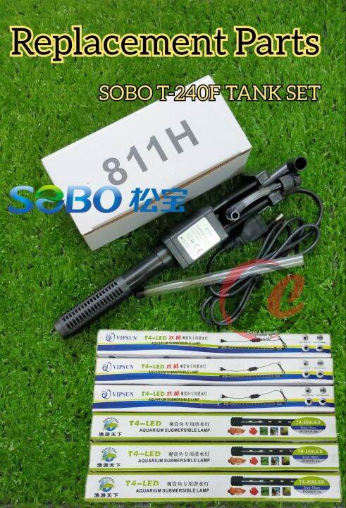 SOBO T-240F Tank Set Replacement Spare Parts | Lazada