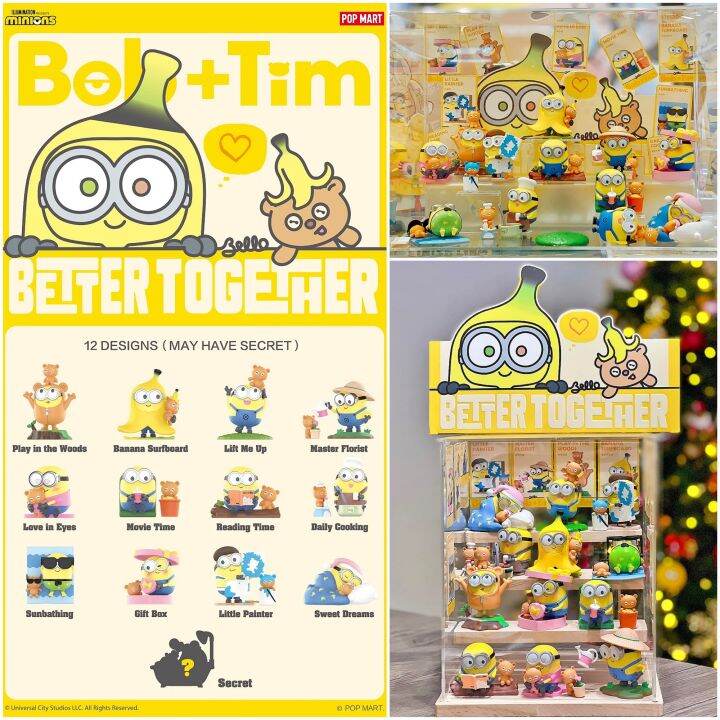 ลุ้น1ตัว💛🍌 มินเนี่ยน Minions Bob + Tim Better Together Series Blind Box ...