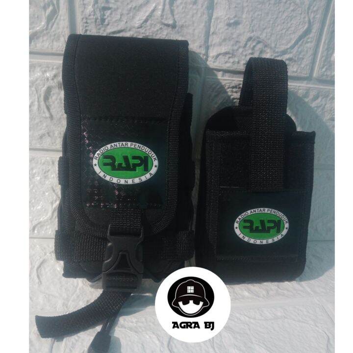 tas hp pinggang logo rapi antar radio penduduk sarung hp rapi dan ...