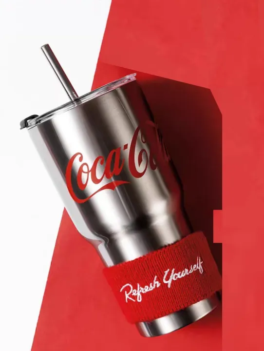 900ml Coca-Cola 304 Stainless Steel Metal Tupperware Warm Thermo Mcd ...