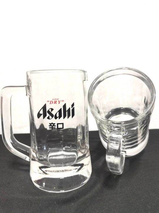 แก้วอาซาฮี Asahi Munich Beer Mug แก้วเบียร์ แก้วน้ำ แก้ว ขนาดความจุ 355 ...
