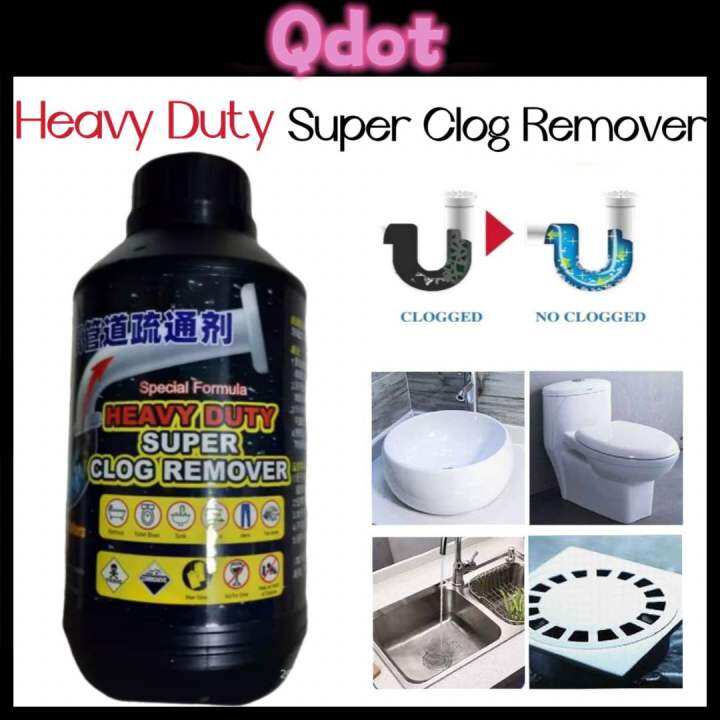 Qdot HEAVY DUTY SUPER CLOG REMOVER. Sink Drain Cleaner PENGHAPUS SUMBAT ...