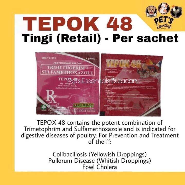 Tepox 48 Tingi (Retail) - Per Sachet | Lazada PH