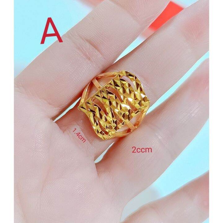 FREE COP 916 Ring Cincin Klcc Gold Emas Korea Bangkok | Lazada