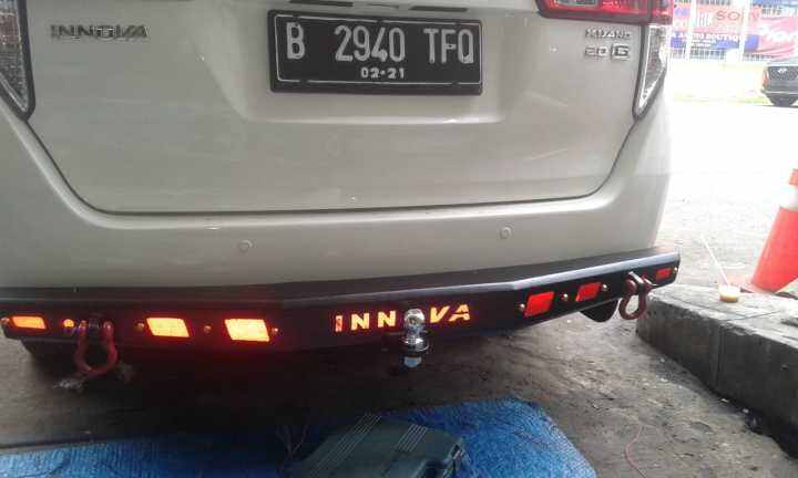 Towing Innova Reborn Model Overland Besi Bumper Belakang Innova Reborn ...