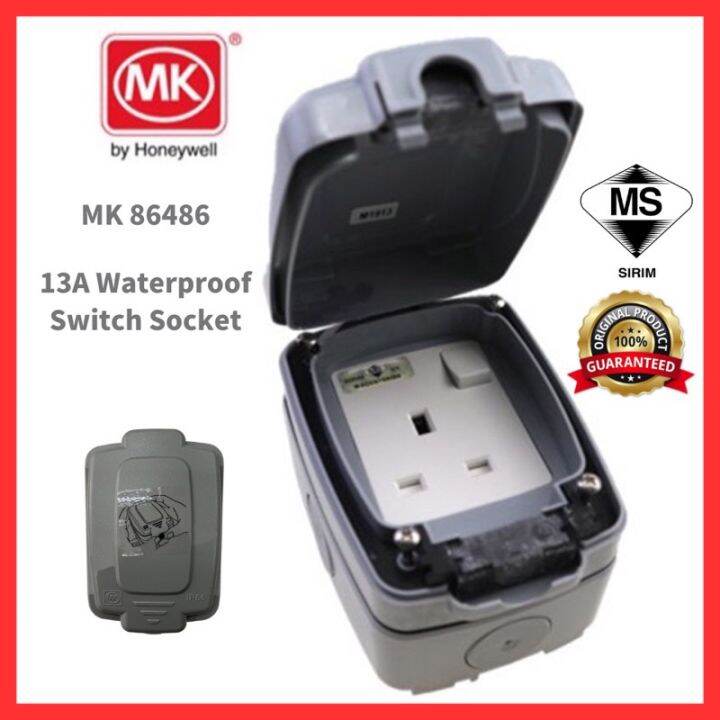 🔥ready Stock🔥mk 86486 Masterseal Compact 13a Ip66 Weatherproof Switch