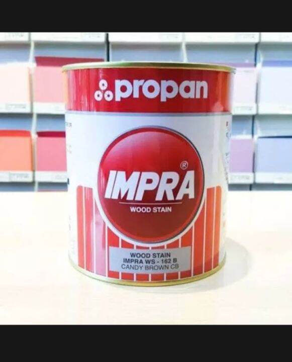 CAT PROPAN IMPRA CAT WARNA CANDY BROWN CAT DASAR KAYU | Lazada Indonesia