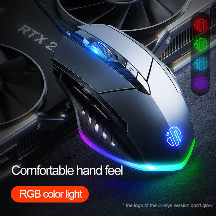 Inphic Pw1 Pro Rgb Gaming Mouse 7200dpi Macro Definition Usb Wired Mouse Computer High