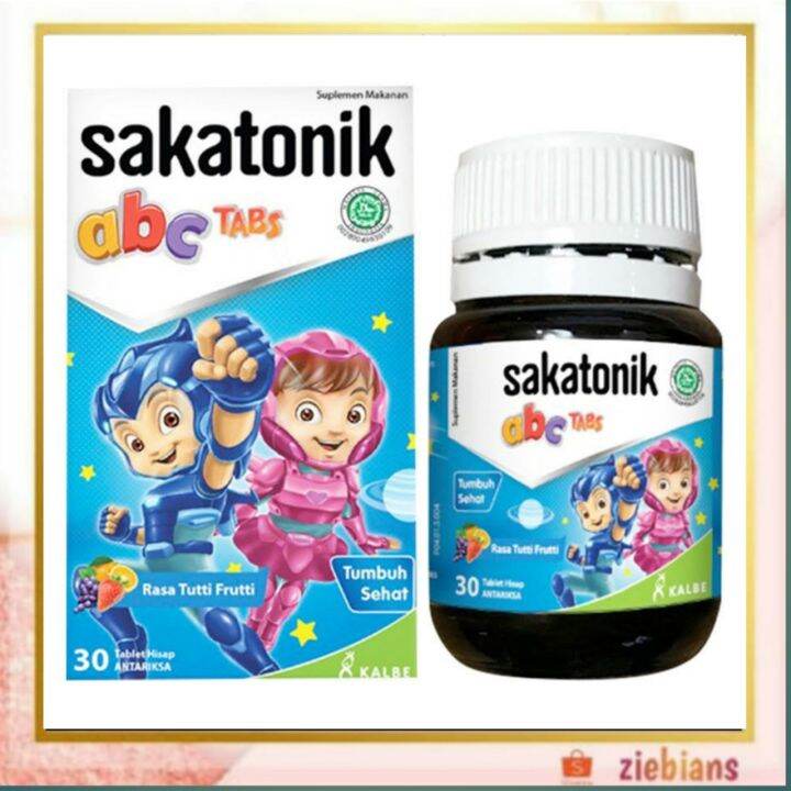 Sakatonik abc Tabs isi 30 tablet , Rasa Tutti Frutti ,Vitamin anak ...
