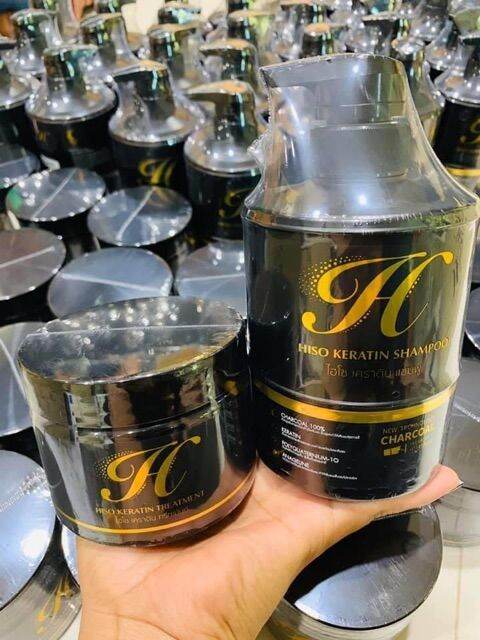 HISO Keratin ไฮโซเคราติน แชมพู+ทรีทเม้นท์ | Lazada.co.th