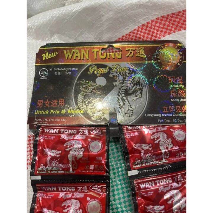 kapsul wan-tong merah original isi 20 sachet | Lazada Indonesia