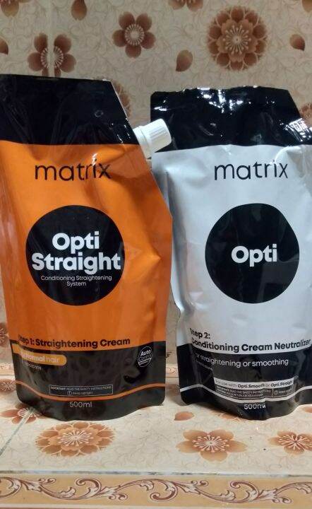 Matrix Optistraight 500ml X2 Step / Normal Matrix Smoothing -Nirashop.id | Lazada Indonesia