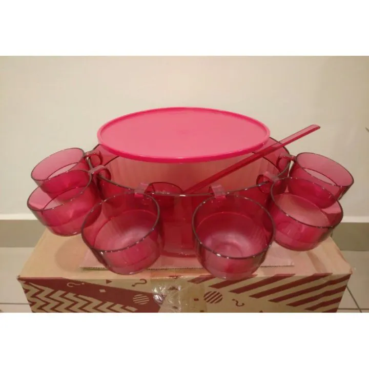 Tupperware -Roza Punch Bowl Set*Food Storage*Pembekas Makanan «Dining ...