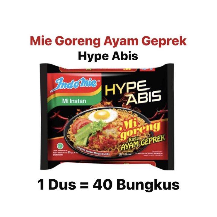 〖Indomie Mie Goreng Rasa Ayam Geprek | 1 Dus - 40 Bungkus | Mie Mi ...