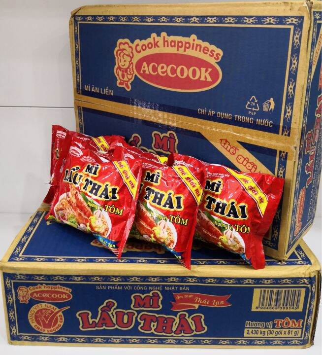 Mi Lau Thai Acecook - Tomyam Flavor Instant Noodle | Lazada