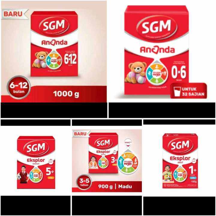 SGM EXPLORE 1+ dan 3+ 900gr | Lazada Indonesia