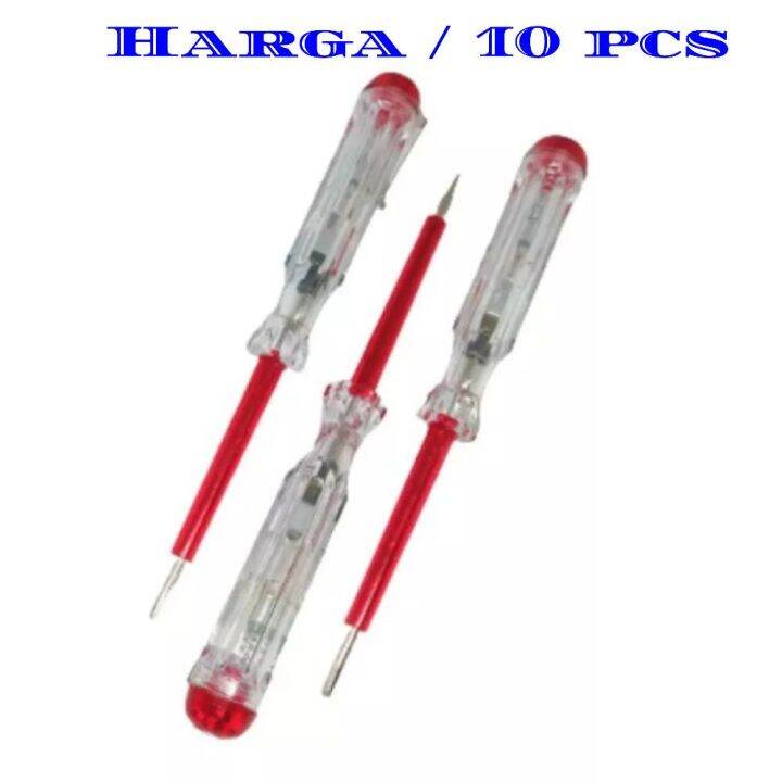 TESPEN LISTRIK 10 PCS/OBENG KOSS TESPEN ORIGINAL 100-500 VAC 14 cm/19 ...